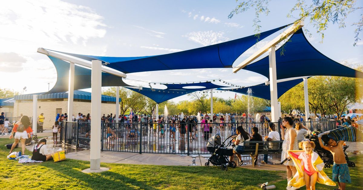 Crossroads Splashpad at Silverbell District Park | Discover Marana